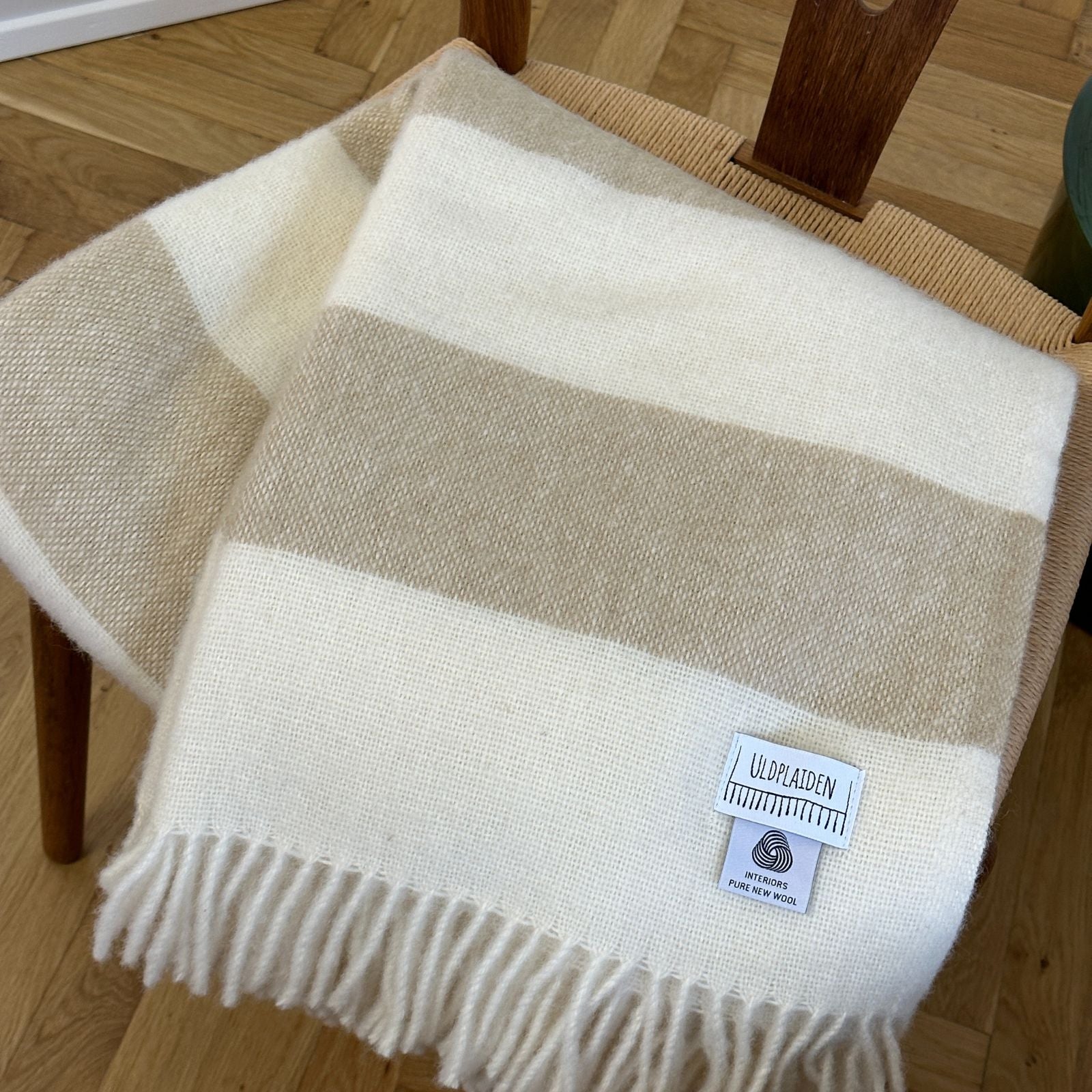 Italienske plaider i 100% ren ny uld